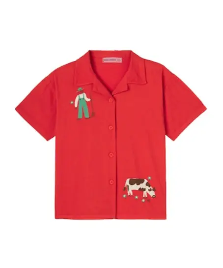 BOBO CHOSES Printed Cotton Shirt