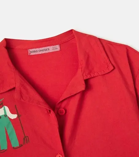BOBO CHOSES Printed Cotton Shirt