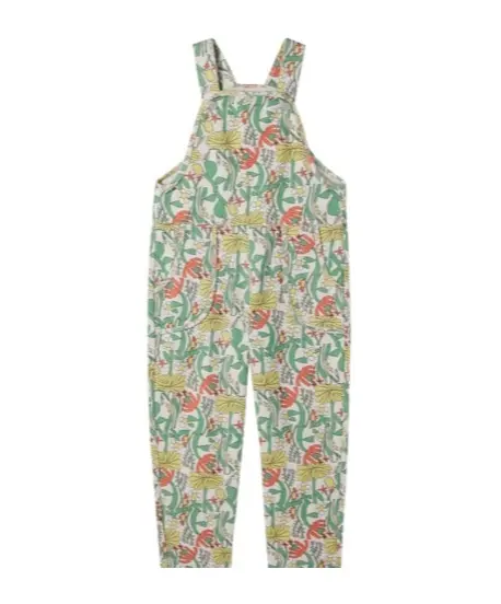 BOBO CHOSES Color Herbalist Floral Cotton Overalls - Multicolor