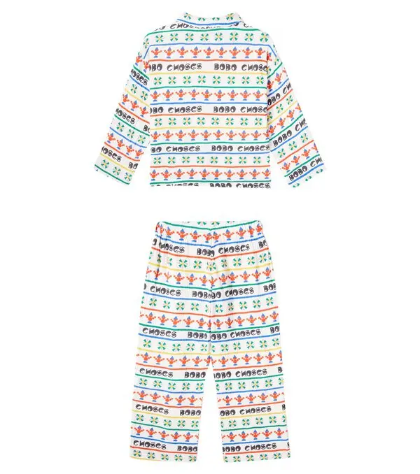 BOBO CHOSES Colorful Printed Pajama Set