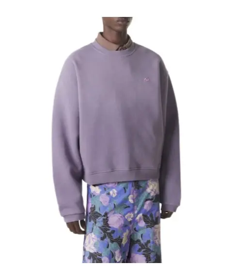 ERL Pure Cotton Embroidered Logo Sweatshirt