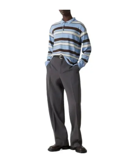 J.W.ANDERSON Striped Long-sleeve Polo