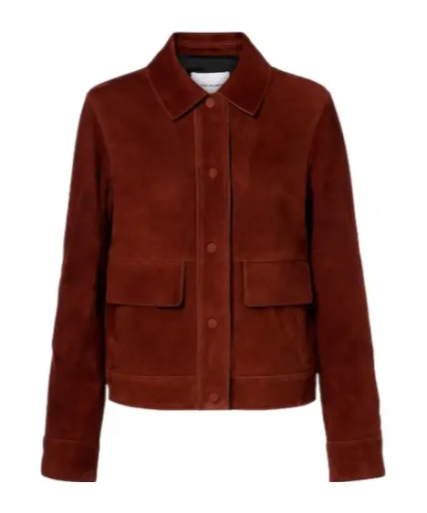 YVES SALOMON Soft Jacket - Brown