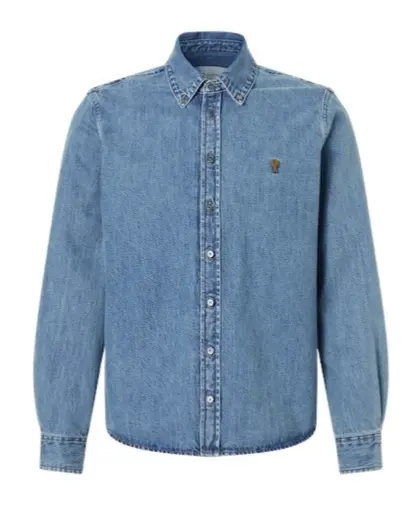 AMI Paris Denim Shirt - Blue