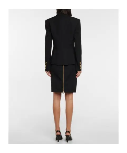 Balmain Double-breasted Wool Blazer