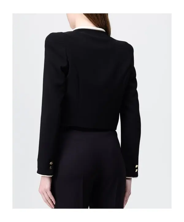 Elisabetta Franchi 3d Piping-detail Jacket