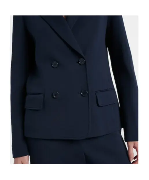Max Mara Badia Double-breasted Cotton-blend Blazer