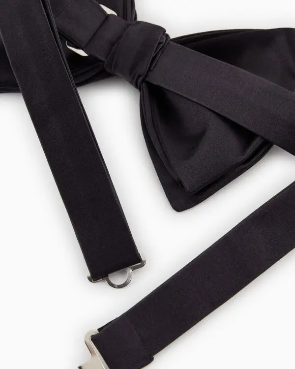 Giorgio Armani Oversize Bow Satin Tie
