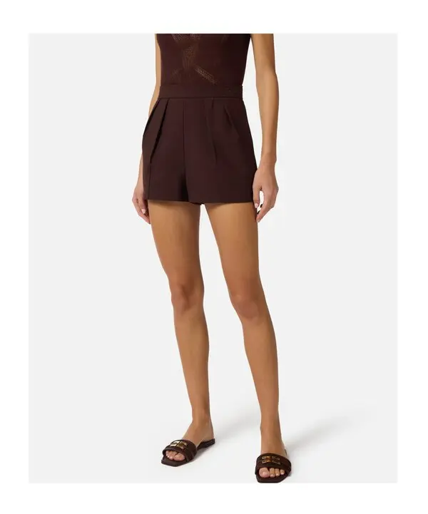 Elisabetta Franchi Darts Logo Shorts