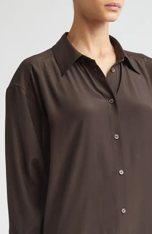 TOTEME Silk Crepe Button-up Shirt
