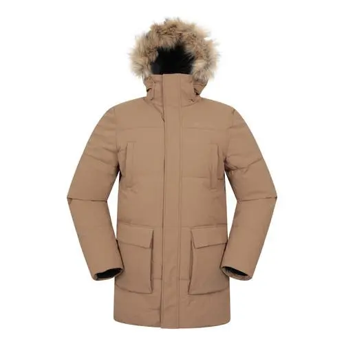 Mountain Warehouse Fern Water-resistant Padded Parka - Tan