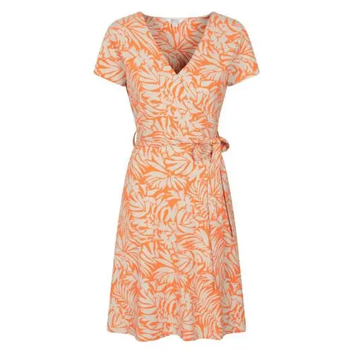 Mountain Warehouse Santorini Patterned Jersey Uv Protection Dress - Orange