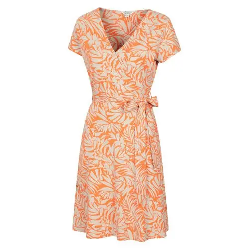 Mountain Warehouse Santorini Patterned Jersey Uv Protection Dress - Orange
