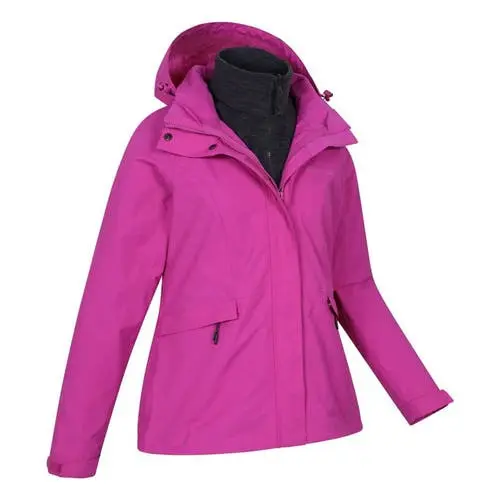 Mountain Warehouse Thunderstorm Ii 3-in-1 Waterproof Jacket - Bright Pink