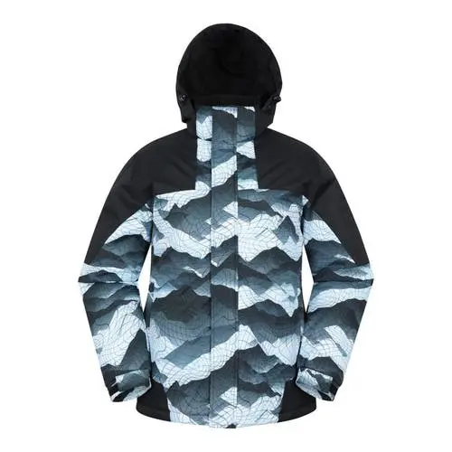 Mountain Warehouse Shadow Ii Printed Ski Jacket - Light Grey