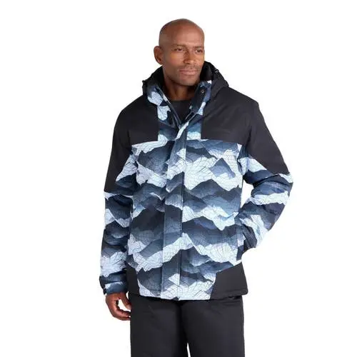 Mountain Warehouse Shadow Ii Printed Ski Jacket - Light Grey