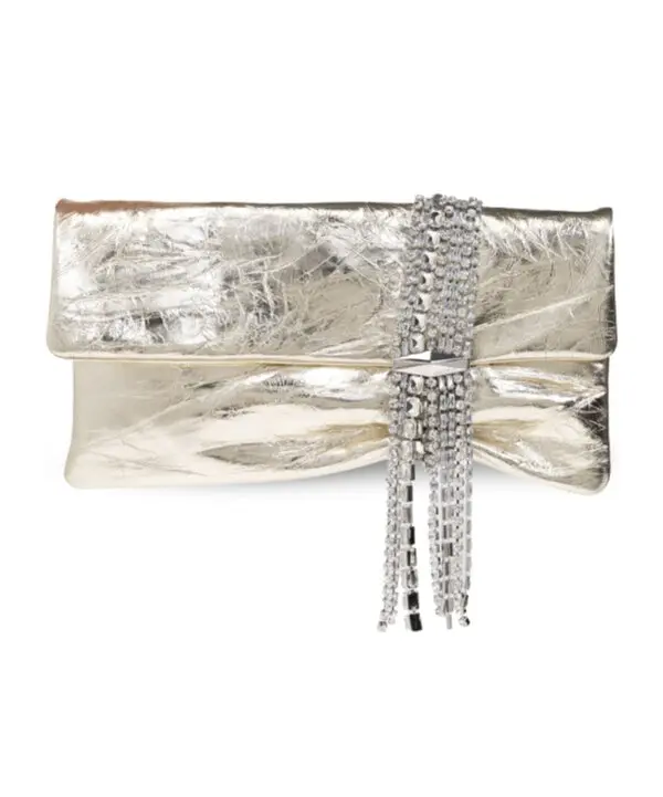 JIMMY CHOO Vintage Metallic Clutch Bag