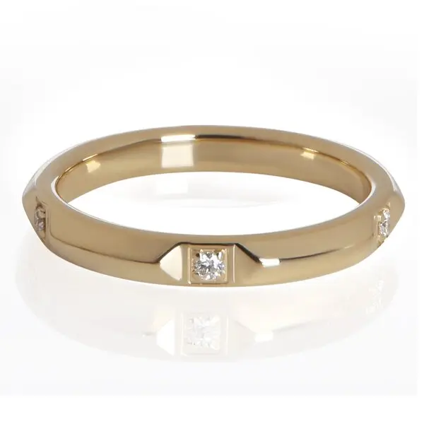 Tiffany & Co. Yellow Gold Diamond True Band
