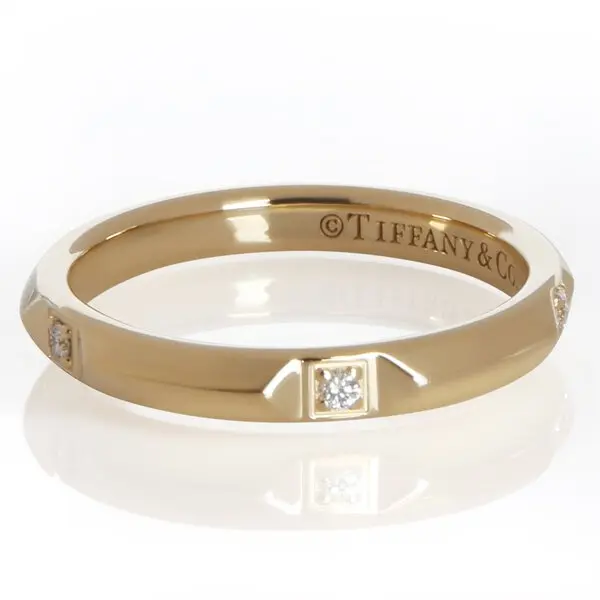 Tiffany & Co. Yellow Gold Diamond Band Ring - Yellow_gold