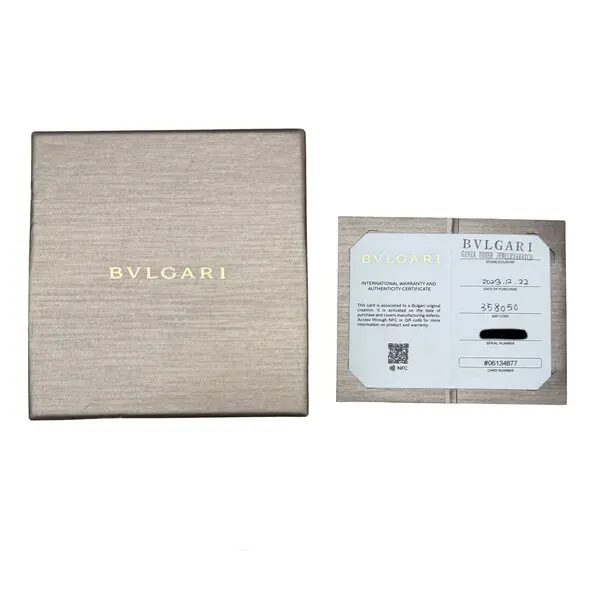 BVLGARI B.zero1 Rose Gold Ceramic Chain Necklace