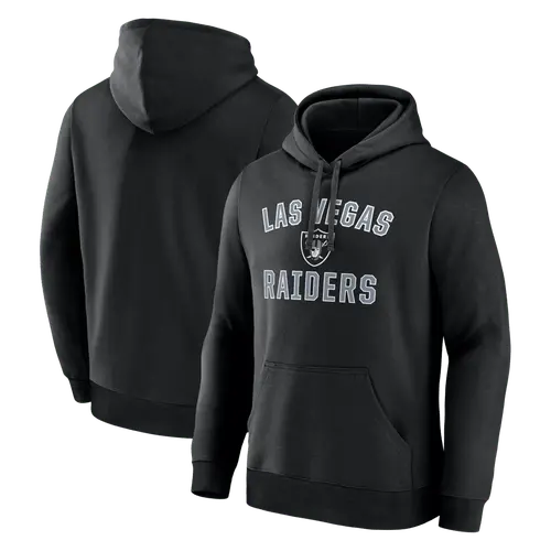 LOGO ATHLETIC Las Vegas Raiders Arch Victory Hoodie - Black