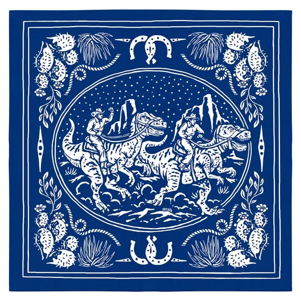 SQUAÏR Dust And Thunder Cotton Bandana 4th Of July Edition