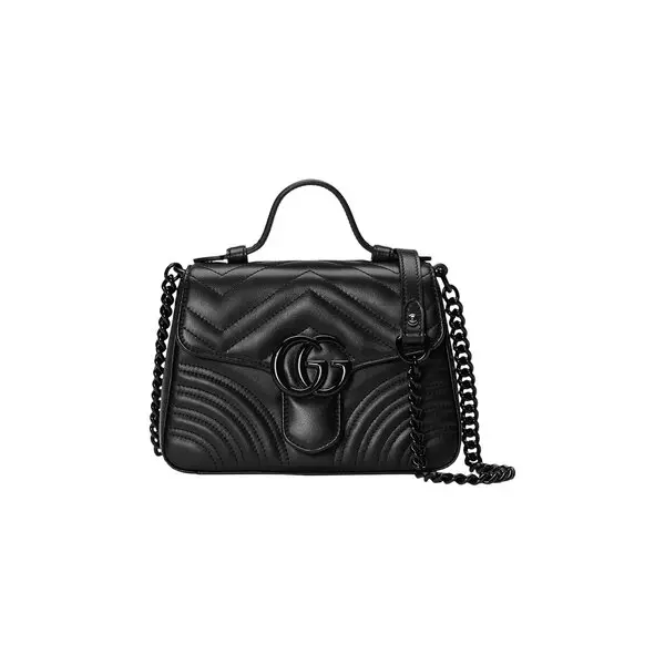 Gucci Gg Marmont Mini Top Handle Bag