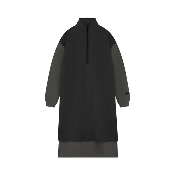 Fear Of God Nylon Fleece Mockneck Sweater Dress 'ink/jet - Black