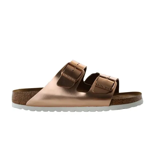 BIRKENSTOCK Arizona Soft Footbed Sandal 'metallic - Copper