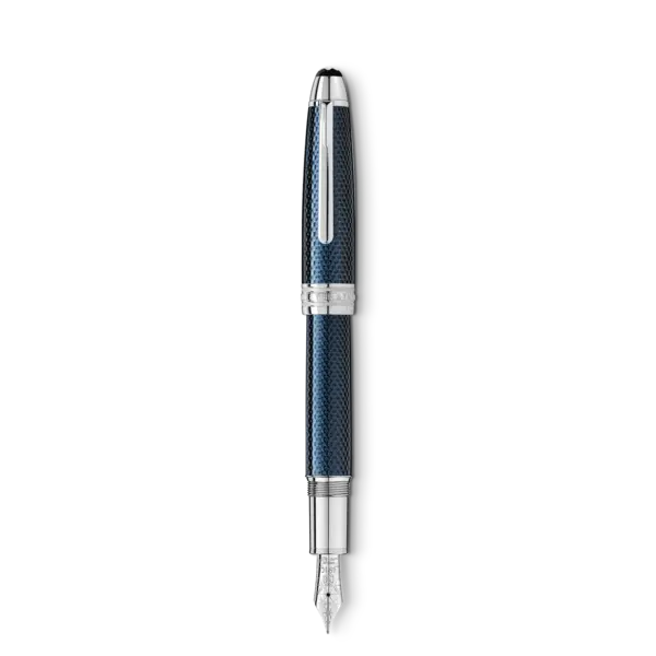 Montblanc Meisterstück Solitaire Hour Legrand Fountain Pen - Blue