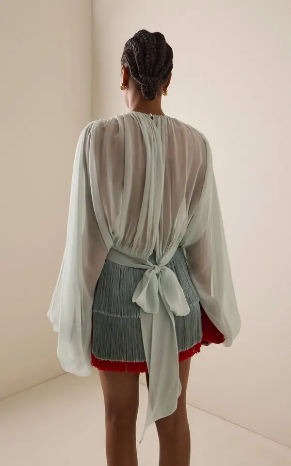 FRANCESCA MIRANDA Aire Silk Top