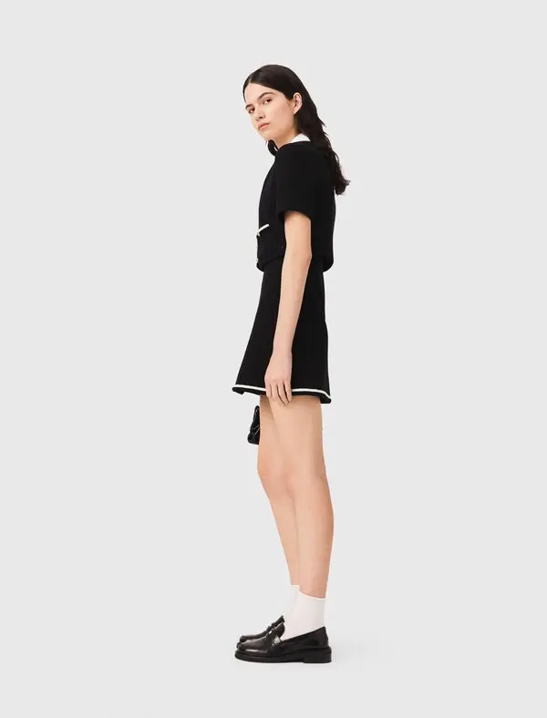 Maje 2-in-1 Tweed Dress