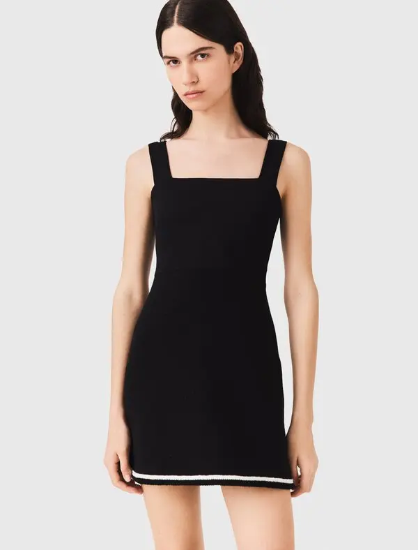 Maje 2-in-1 Tweed Dress
