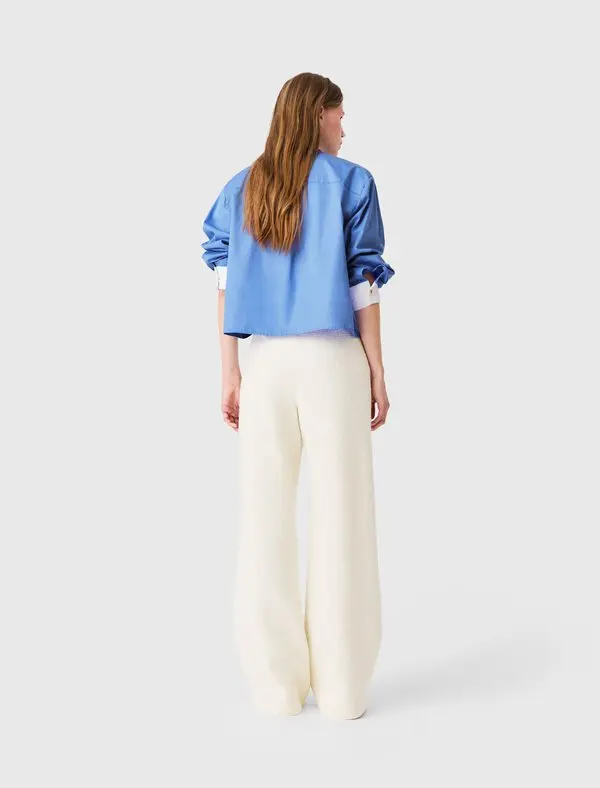 Maje Lurex Tweed Trousers
