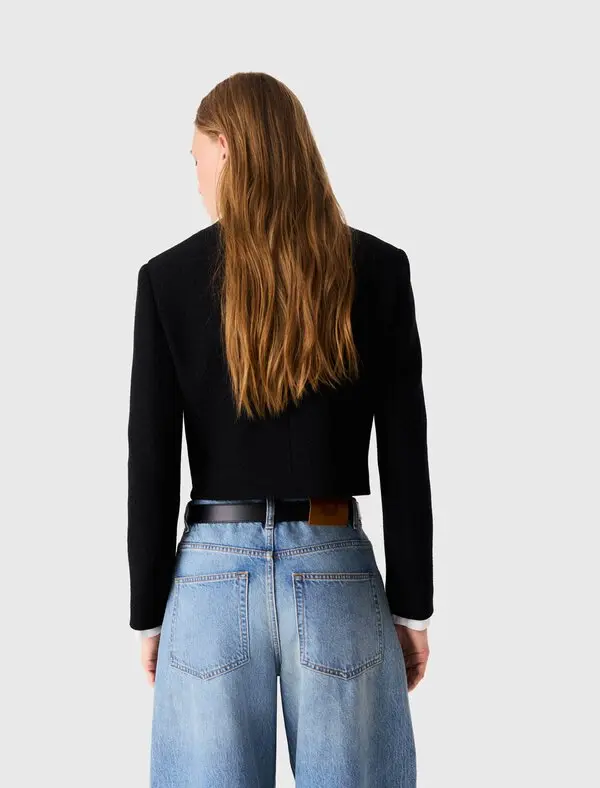 Maje Short Tweed Jacket