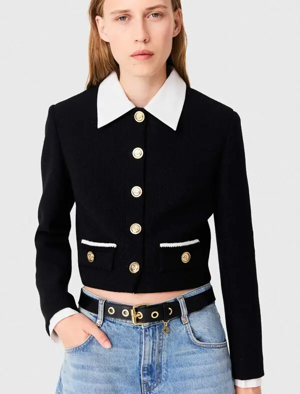 Maje Short Tweed Jacket