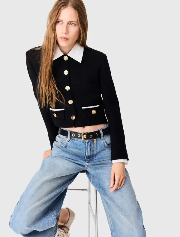 Maje Short Tweed Jacket