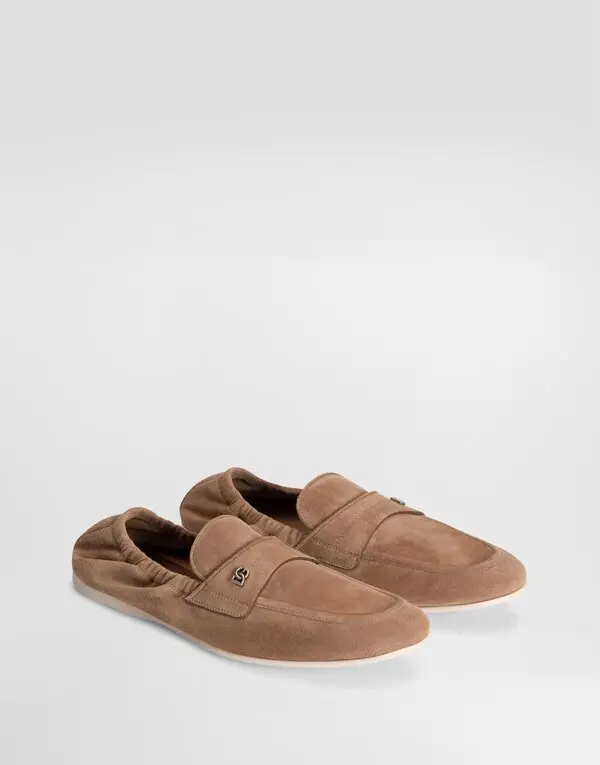 Dolce & Gabbana Suede Loafers - Beige