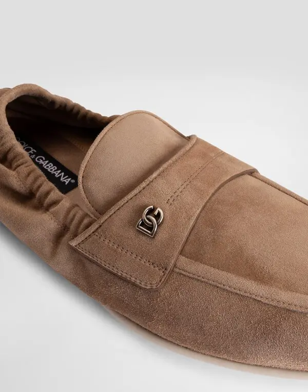 Dolce & Gabbana Suede Loafers - Beige