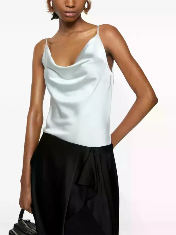 Acne Studios Shiny Satin Tank Top