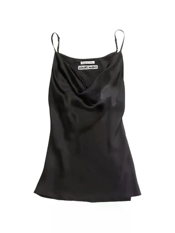 Acne Studios Shiny Satin Tank Top