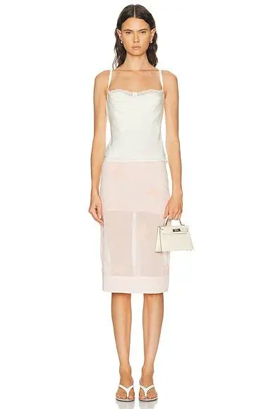 Staud Evangeline Silk Top