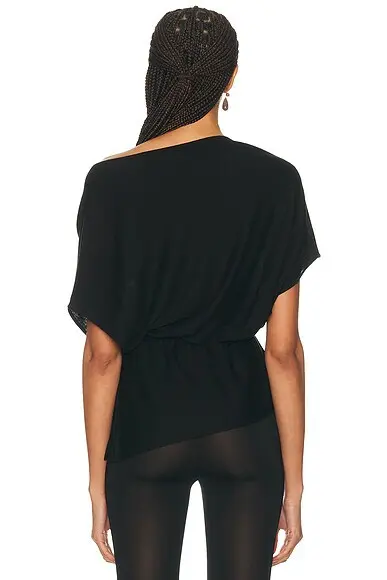 EAVES Jaidyn Knit Asymmetrical Top