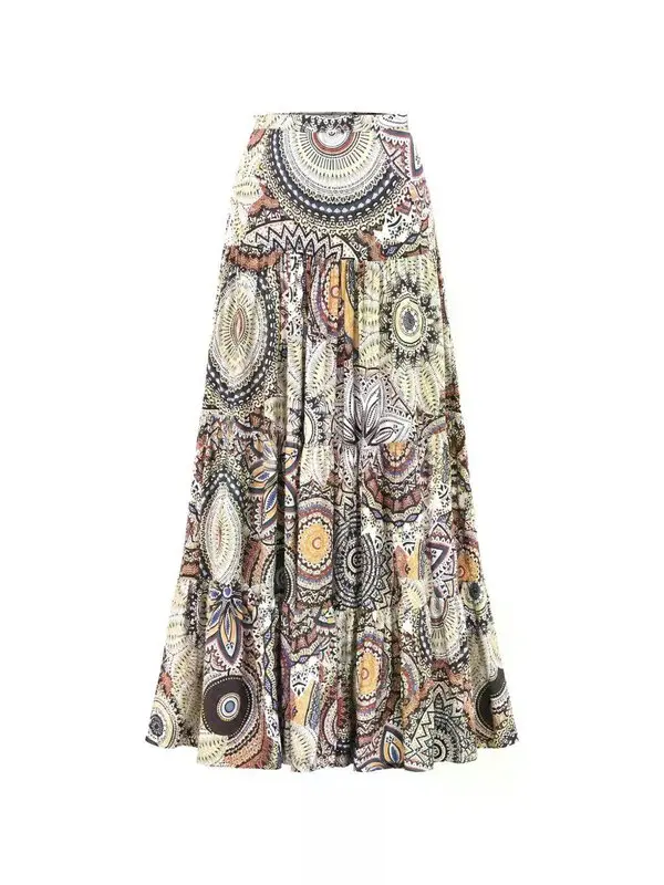 Alexis Nara Tiered Maxi Skirt