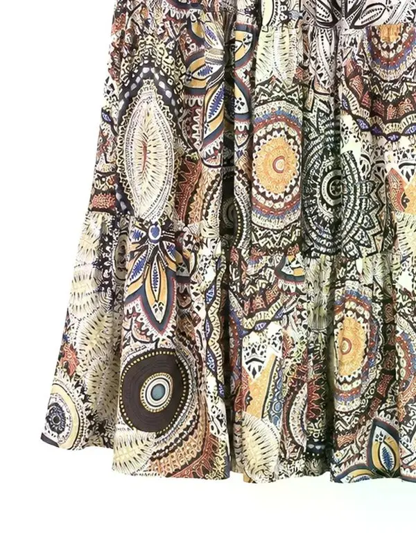 Alexis Nara Tiered Maxi Skirt