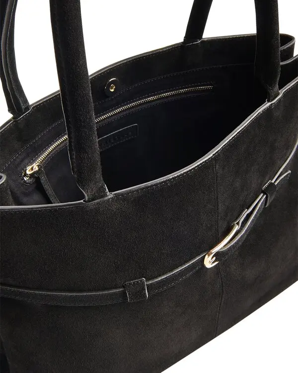 Whistles Noelle Suede Buckle Tote