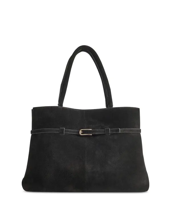 Whistles Noelle Suede Buckle Tote