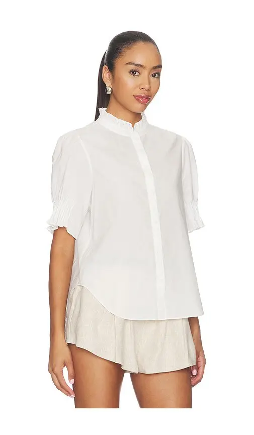 Rag & Bone Dakota Shirt In Ivory