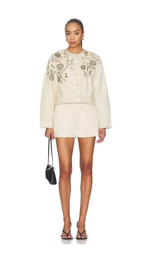 Veronica Beard Emeren Jacket In Ivory