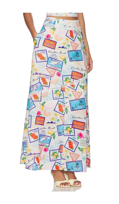 CURAAE BY ELLIATT Naelle Maxi Skirt In Multi